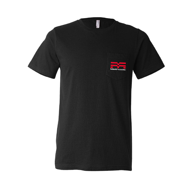 Pocket Logo Tee - Black – Methods Machine Store